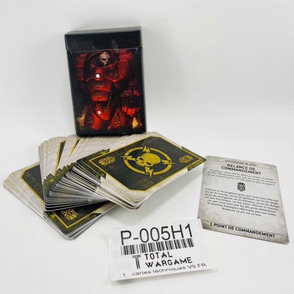 cartes techniques V9 FR