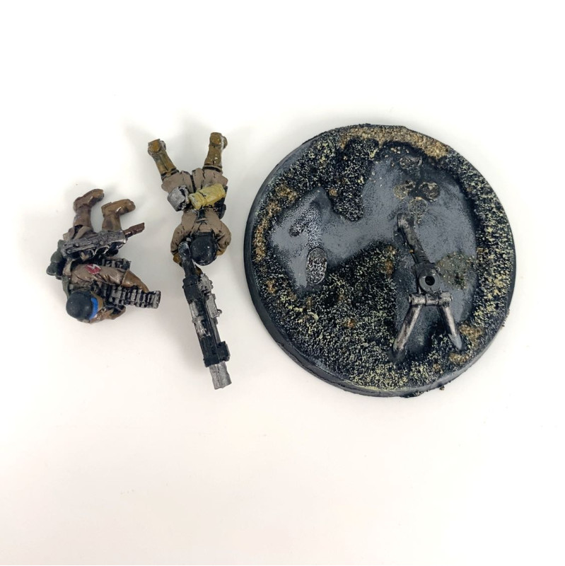 Steel Legion Heavy Bolter Weapon team
