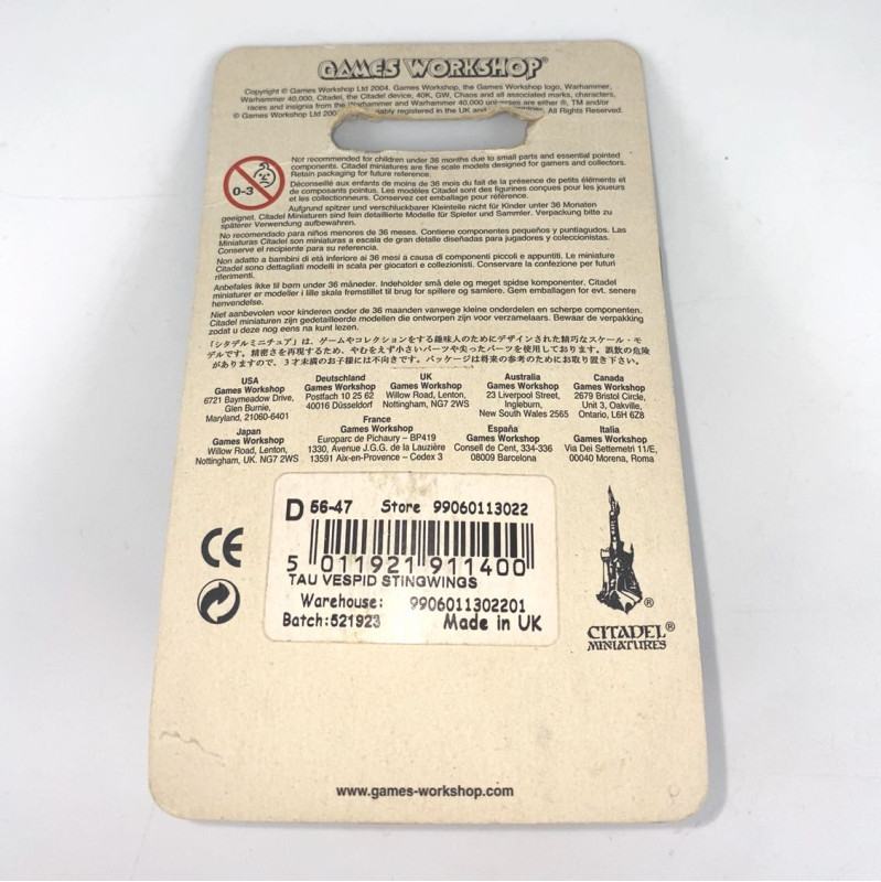 Vespid Stingwings blister