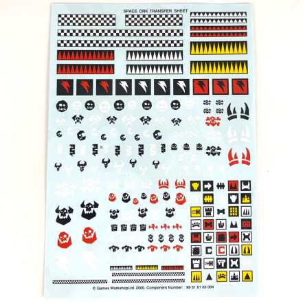 Space Ork Transfer Sheet